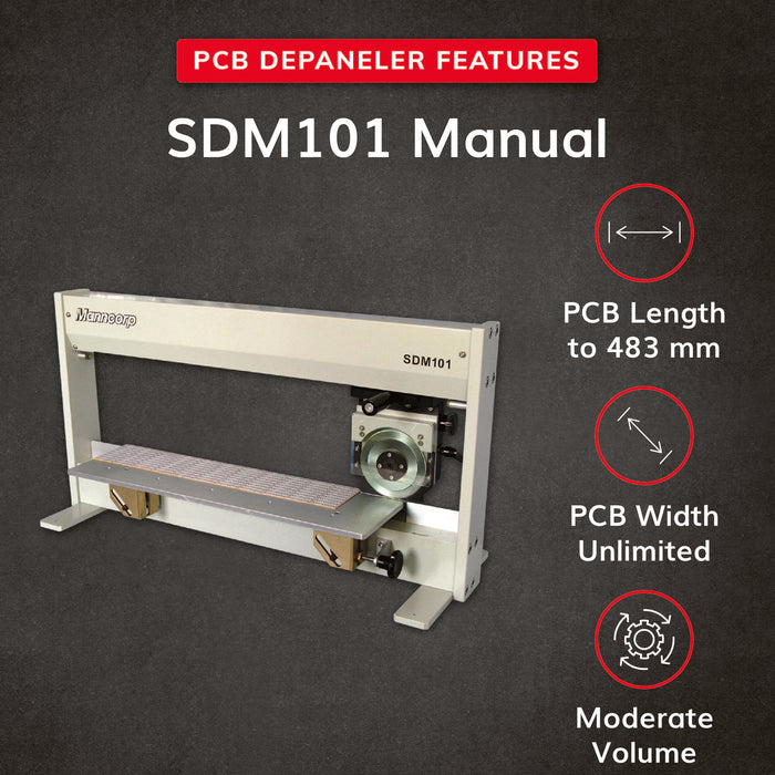 Manual PCB Depaneling Machine for V-Cut Panels | Manncorp – Manncorp Inc.