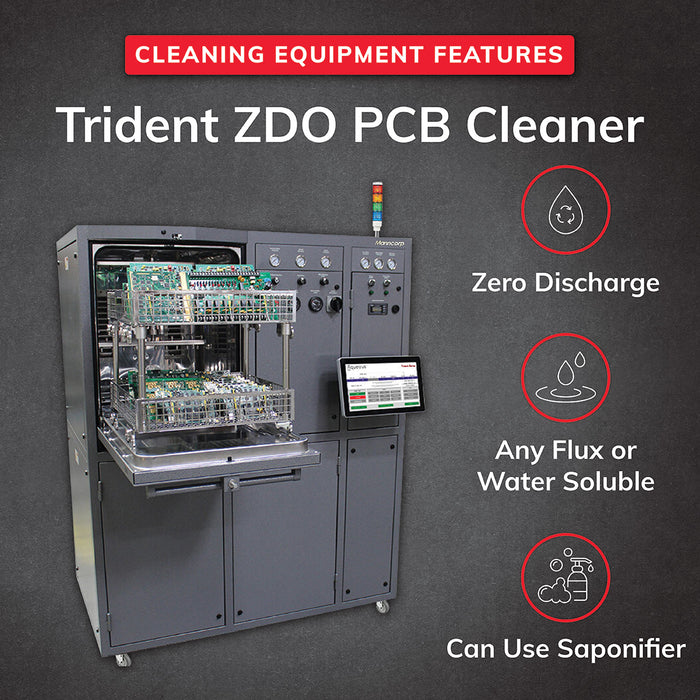 Trident ZDO Zero-Discharge PCB Cleaning Defluxing System | Manncorp ...