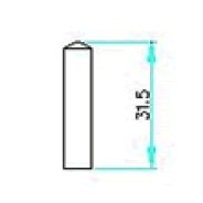 S-SP-32 31.5mm Flat Head PCB Support Pin – Manncorp Inc.